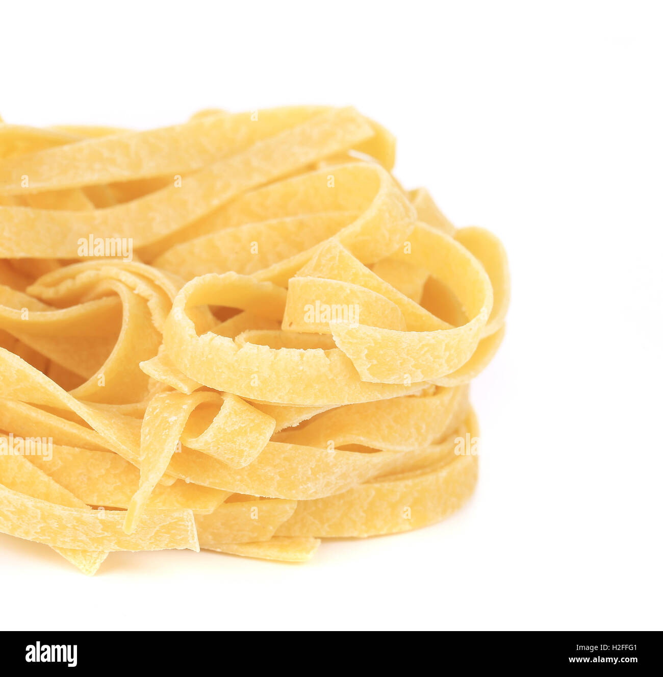 Tagliatelle paglia italian pasta Stock Photo - Alamy