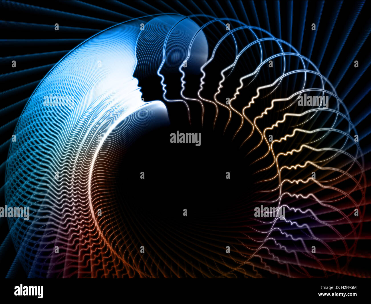 Soul Geometry Abstraction Stock Photo - Alamy