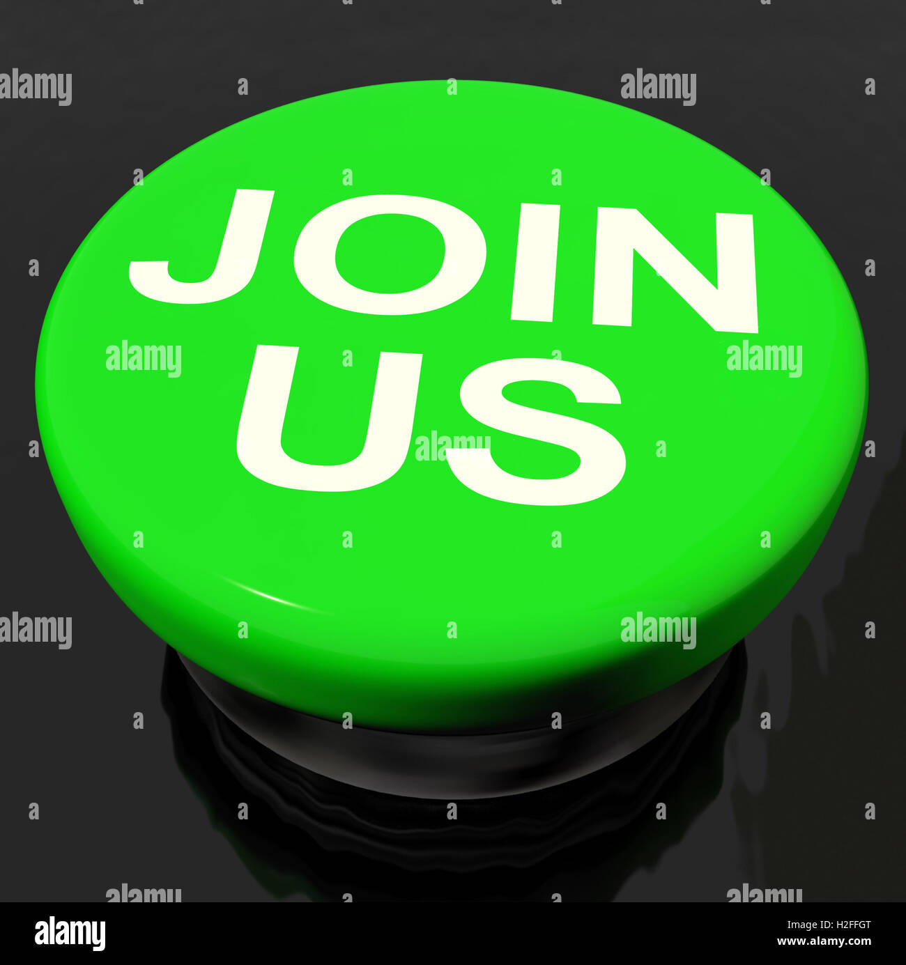 Join Us Button Shows Joining Membership Register Stock Photo - Alamy