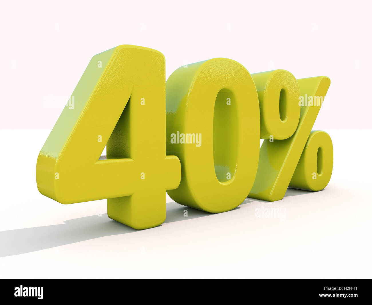 Percentage rate icon on a white background Stock Photo - Alamy