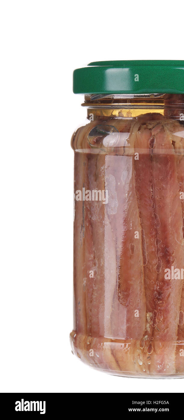 Jar of anchovy fillets Stock Photo - Alamy