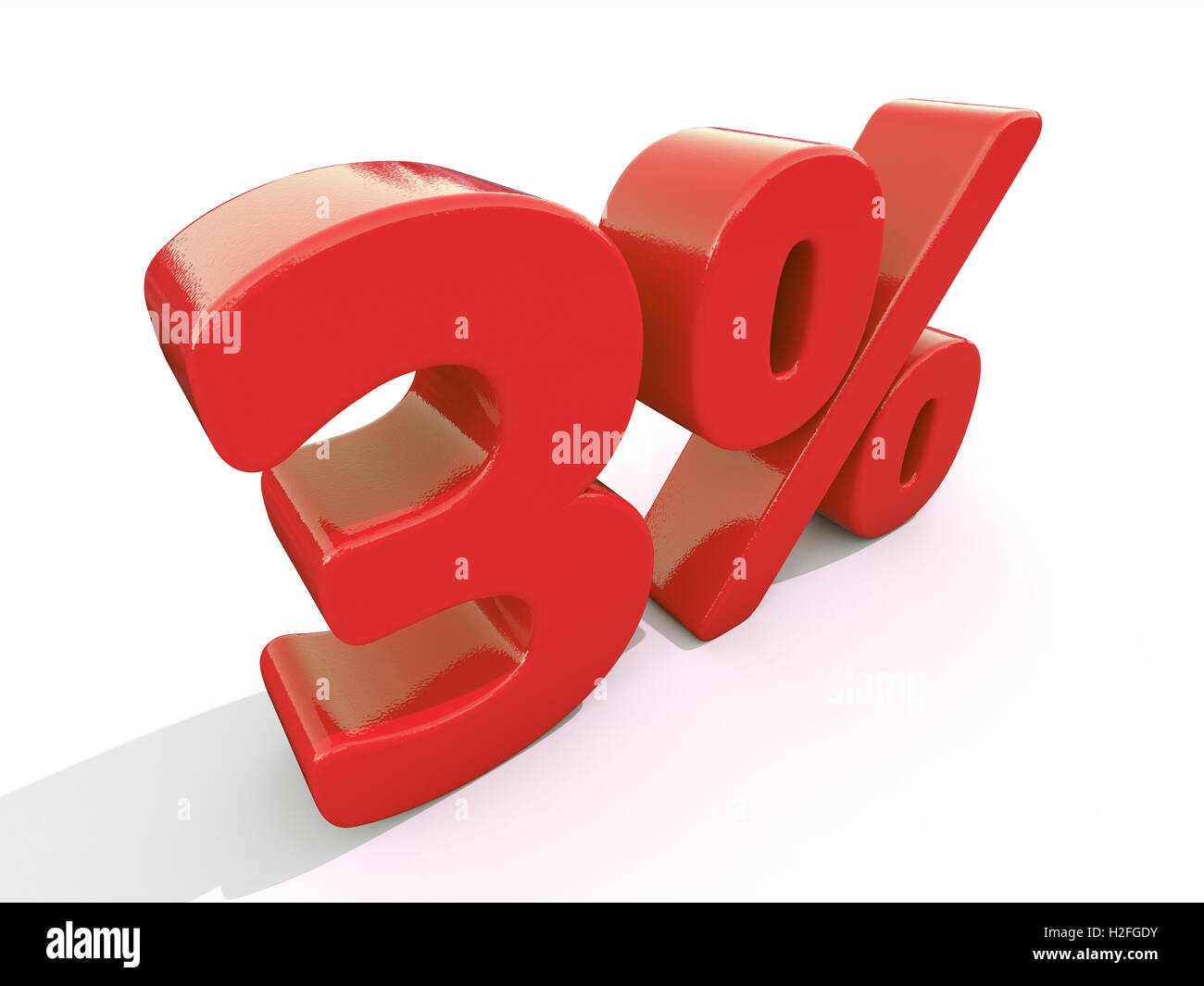 Percentage rate icon on a white background Stock Photo - Alamy