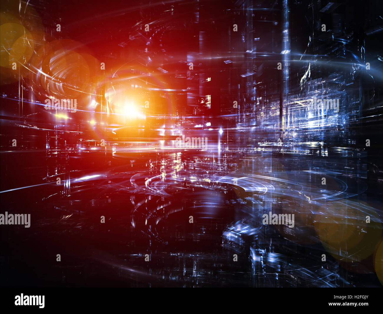 Lights of the Future Stock Photo - Alamy