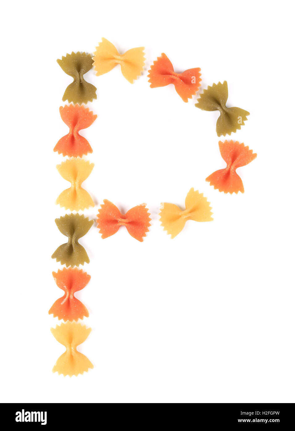 Spaghetti alphabet letter Cut Out Stock Images & Pictures - Alamy