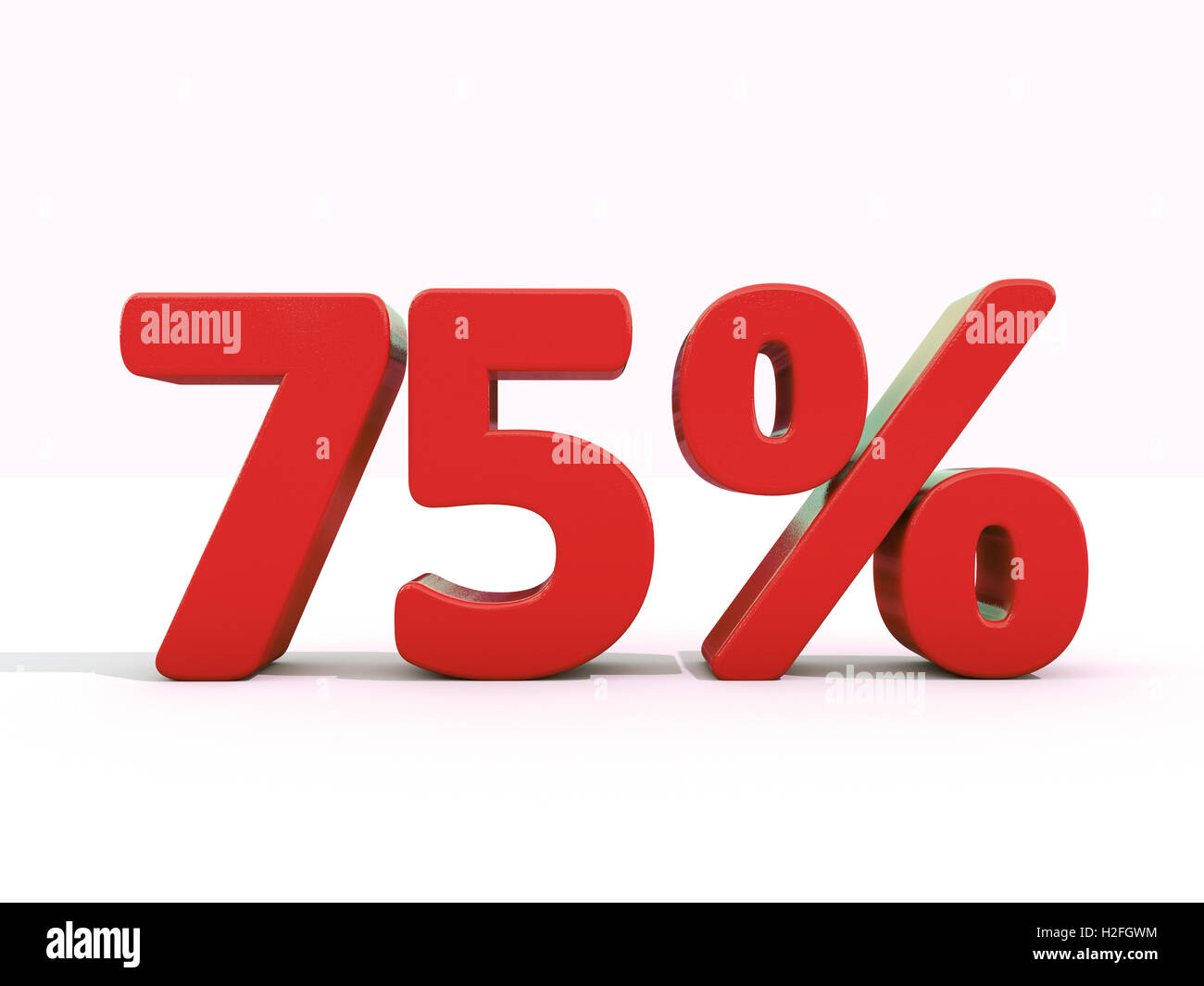Percentage rate icon on a white background Stock Photo - Alamy