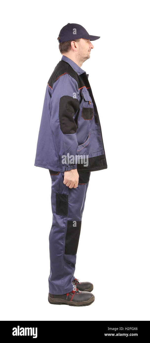 Worker cleaning Cut Out Stock Images & Pictures - Alamy