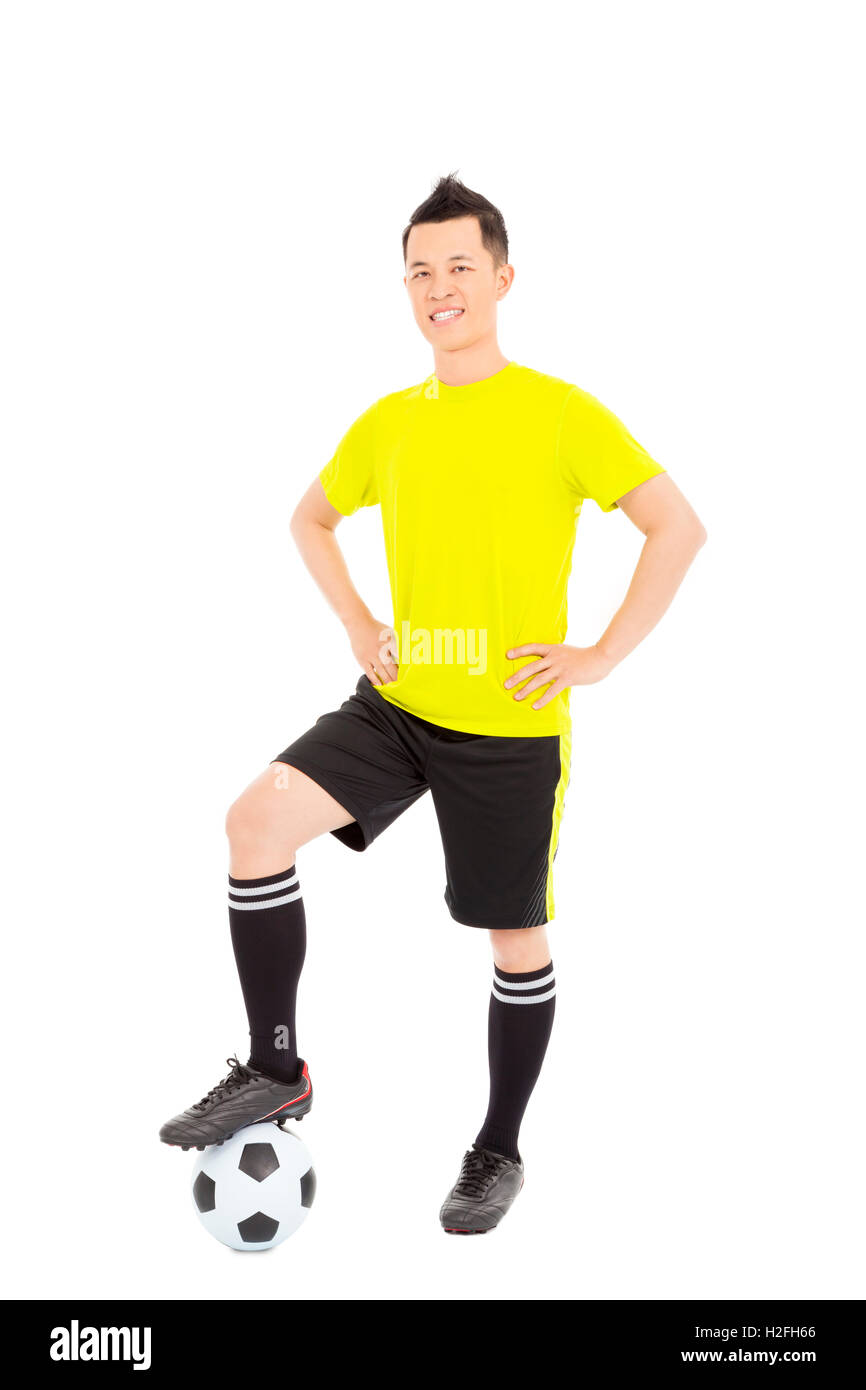 Portrait of professional soccer player Stock Photo - Alamy