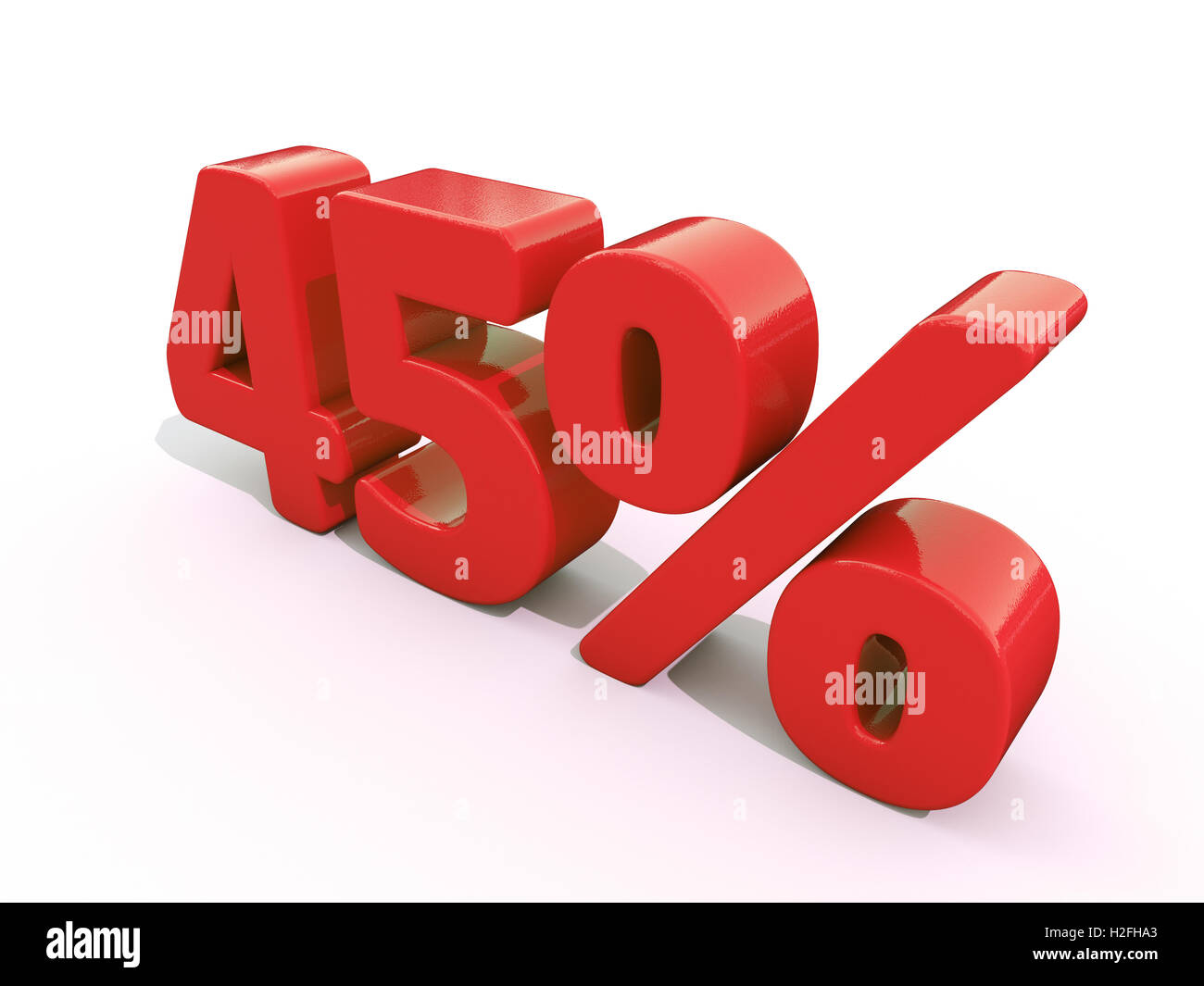 Percentage rate icon on a white background Stock Photo - Alamy