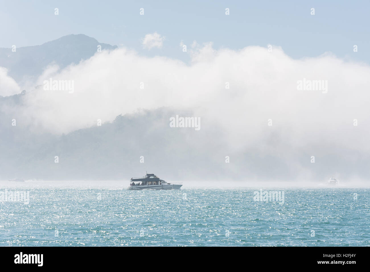 Boat over water Stock Photo - Alamy