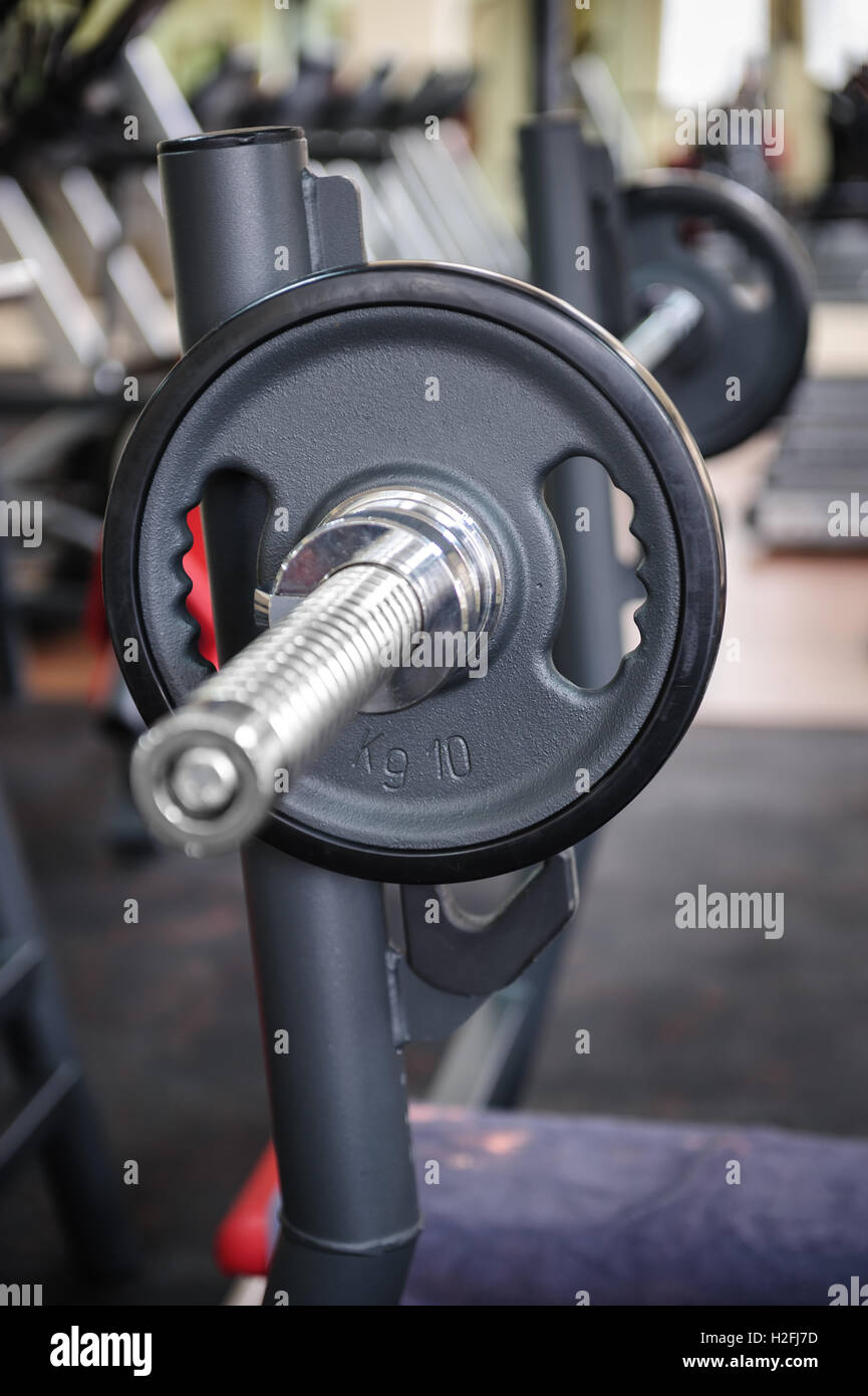 Barbell ready to workout Stock Photo - Alamy