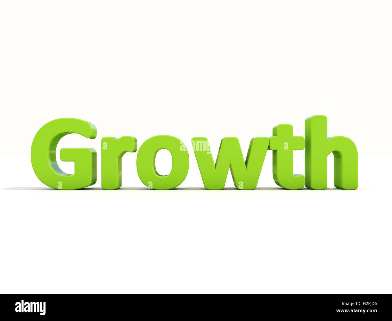 3d word growth Stock Photo - Alamy