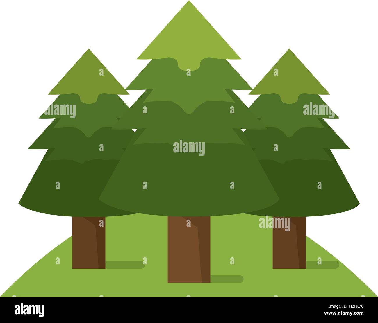 Isolated pine trees design Stock Vector Image & Art - Alamy