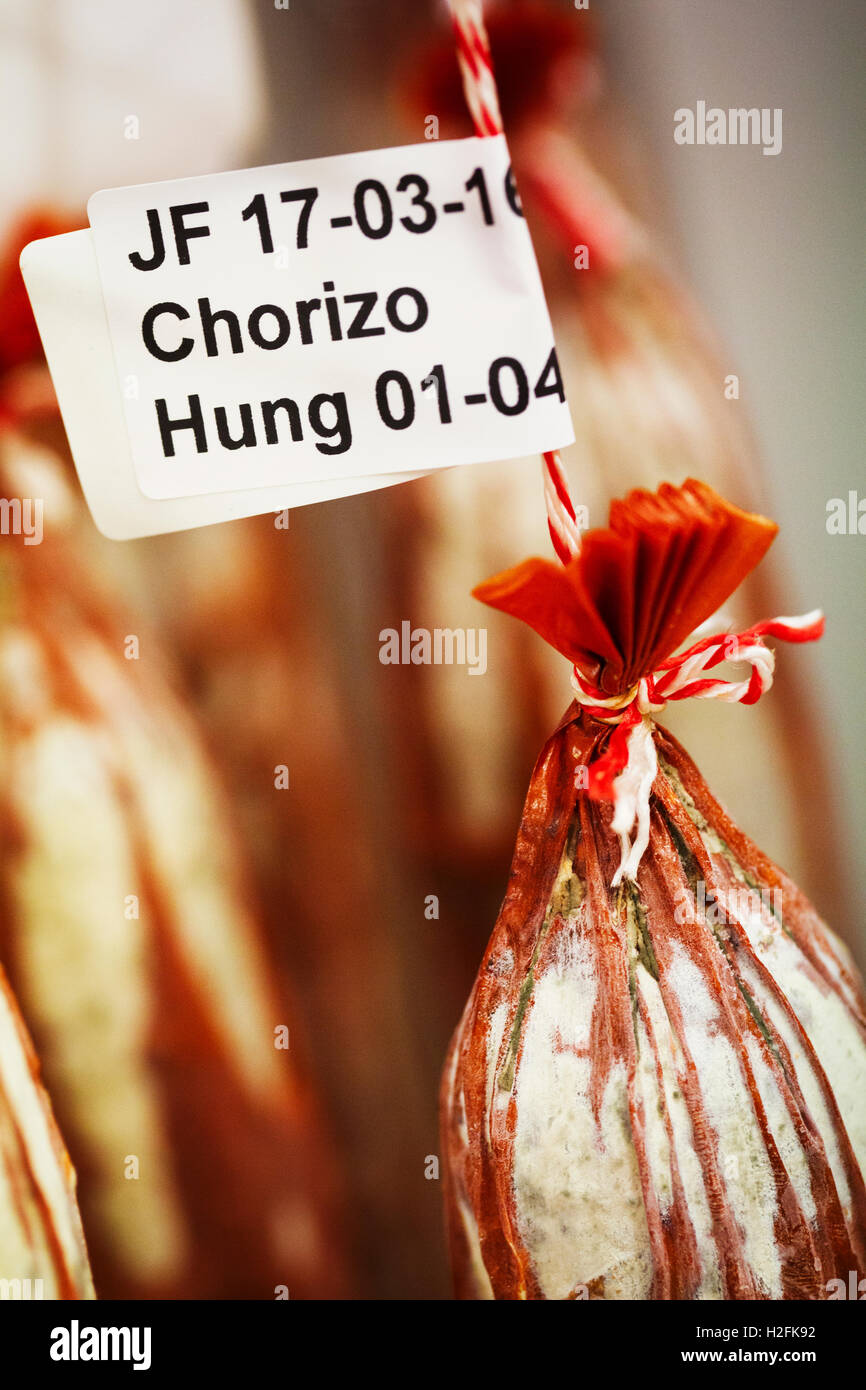 Hanging from hooks hi-res stock photography and images - Alamy