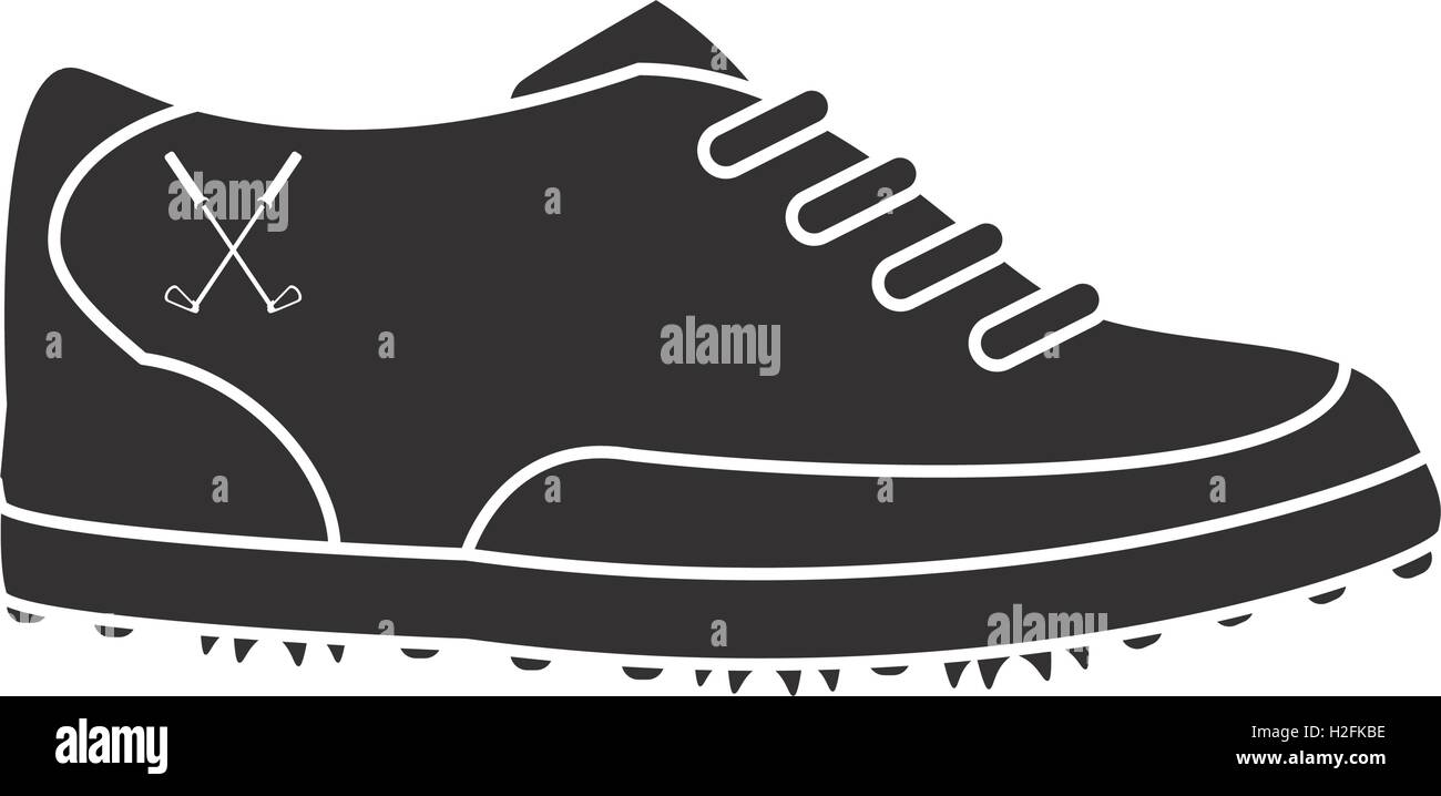 Shoe of golf sport design Stock Vector Image & Art - Alamy