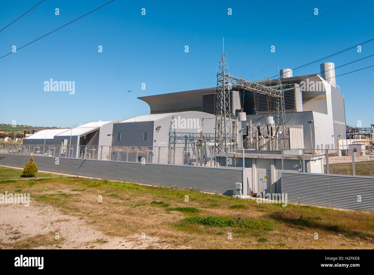 A power station in Termoli, south of Italy Stock Photo - Alamy