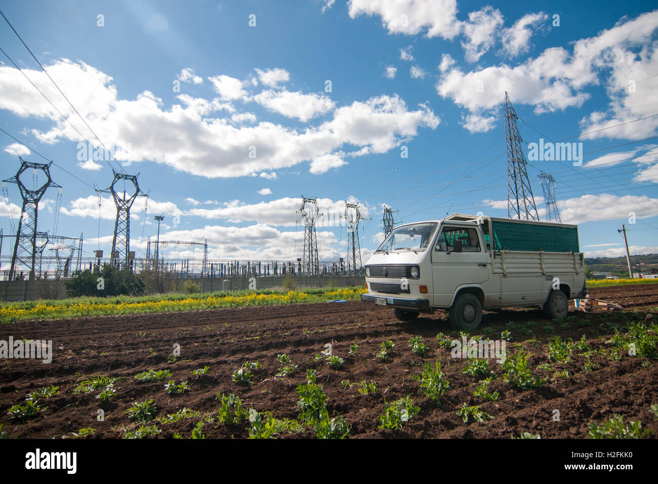 A power station in Termoli, south of Italy Stock Photo - Alamy