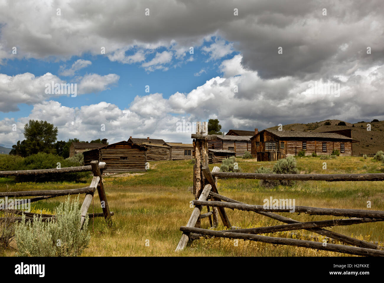 MT00067-00...MONTANA - View of the old mining town of Bannack from the ...