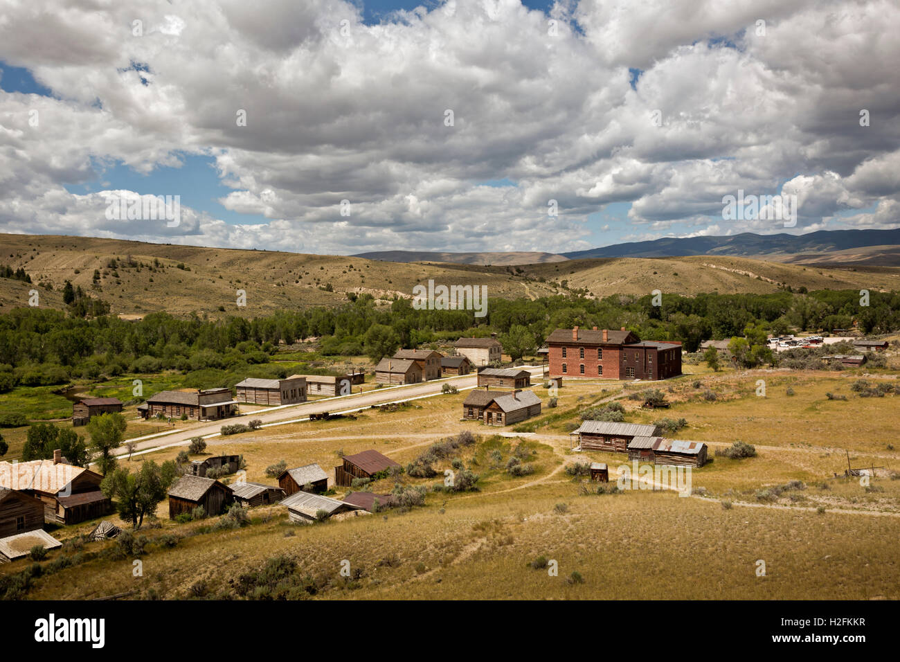 MT00071-00...MONTANA - Historic Bannack, once a booming mining town now ...