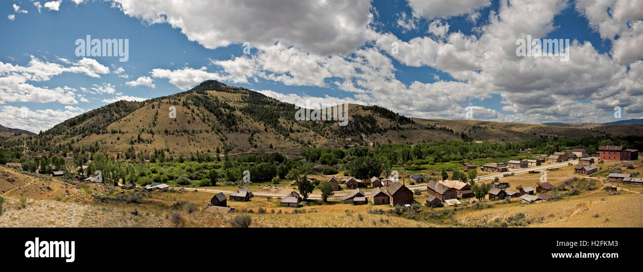 MT00072-00...MONTANA - A panoramic view of historic Bannack, once a ...