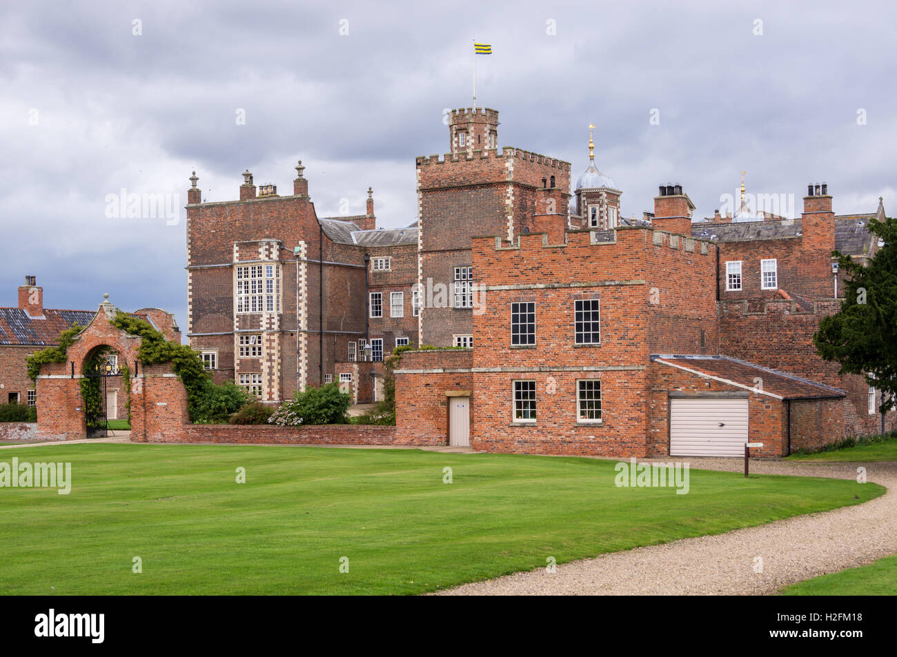 Burton Constable Hall, Skirlaugh, East Riding, Yorkshire, England Stock ...