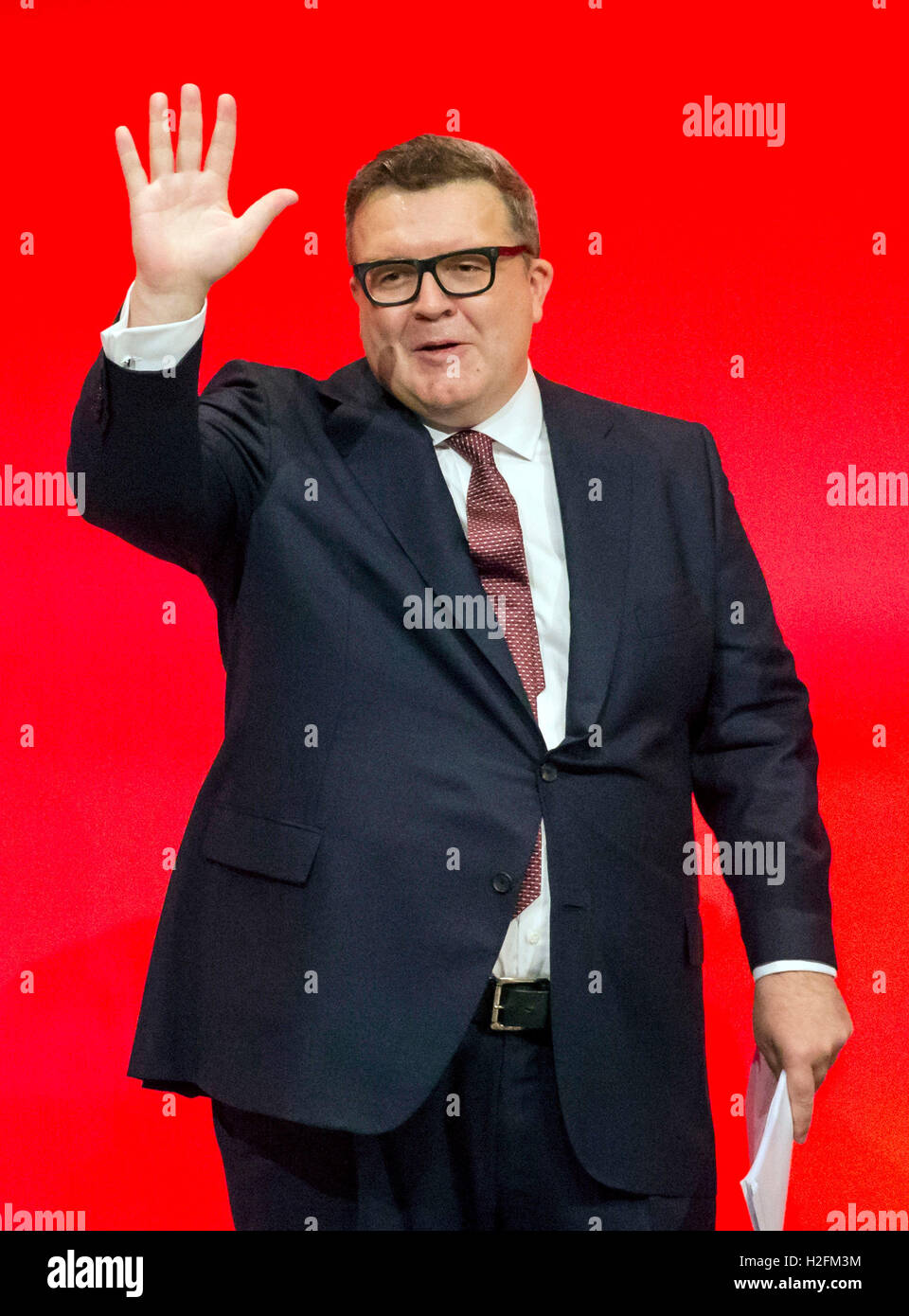 Deputy leader of the Labour Party Tom Watson during the Labour Autumn ...