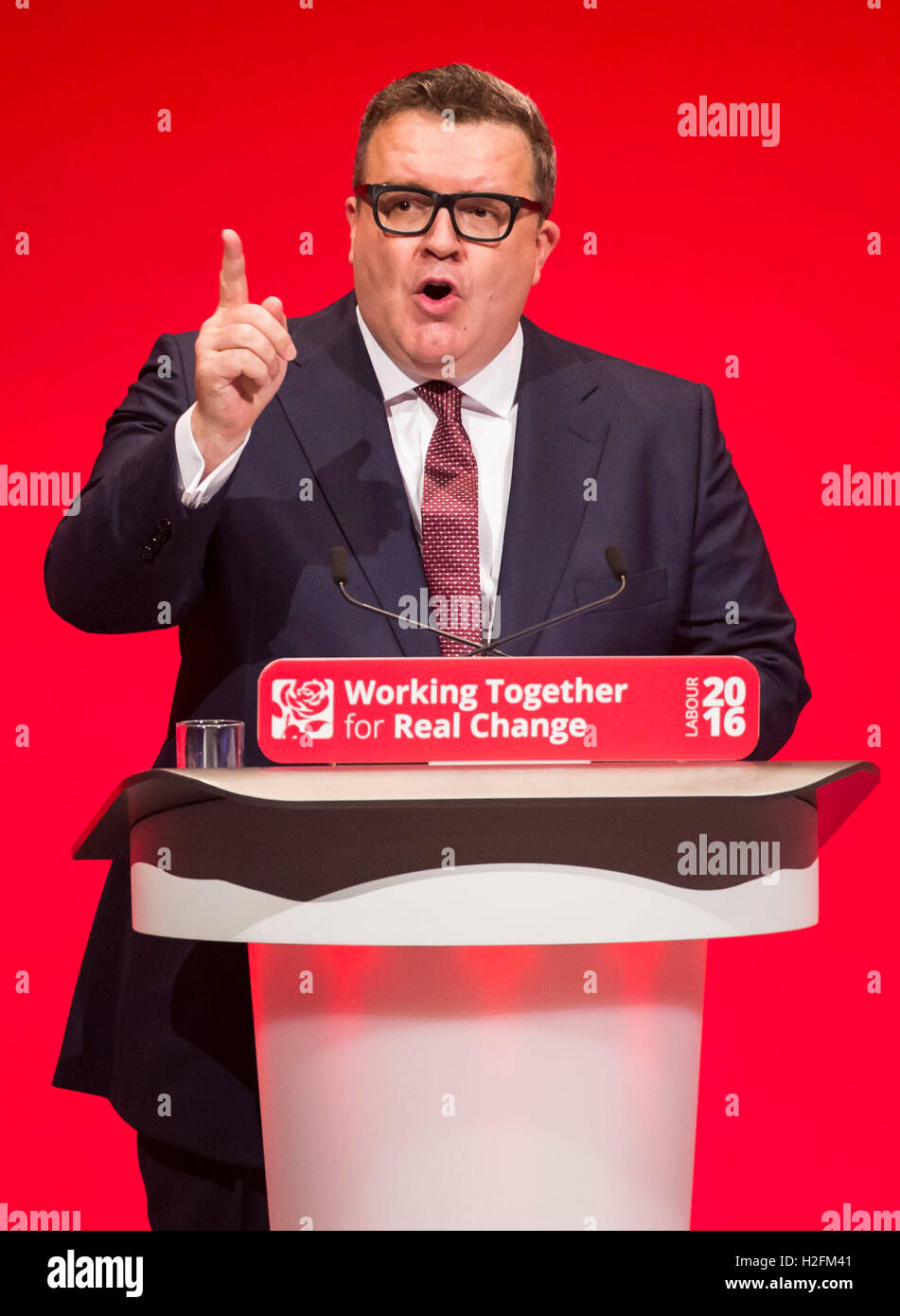 Deputy leader labour party tom watson speaks hi-res stock photography ...