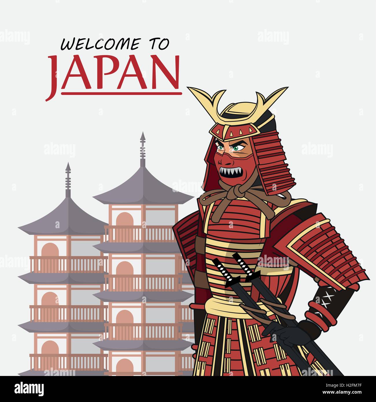 Samurai man cartoon design Stock Vector Image & Art - Alamy