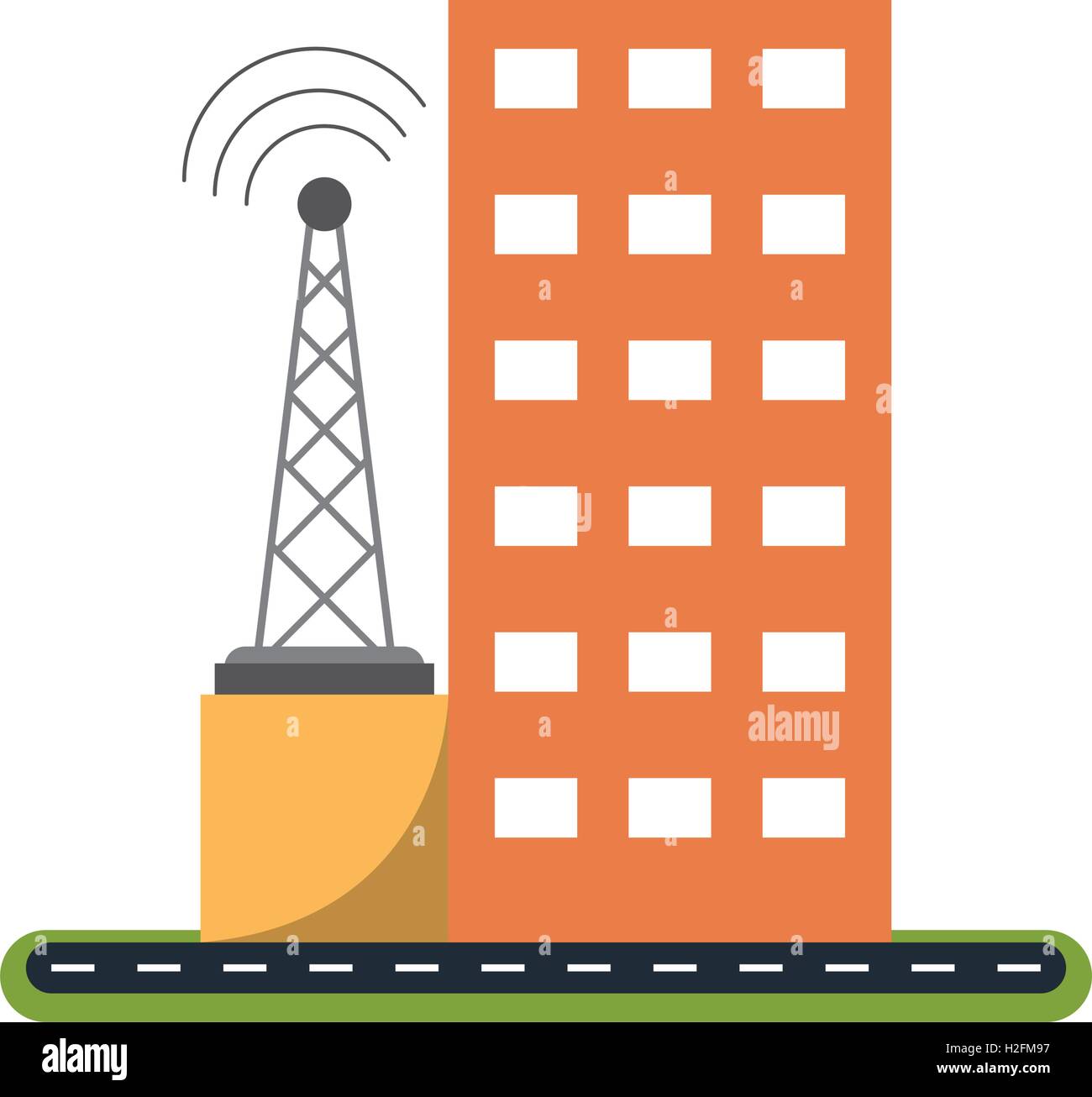 Isolated building with windows design Stock Vector Image & Art - Alamy