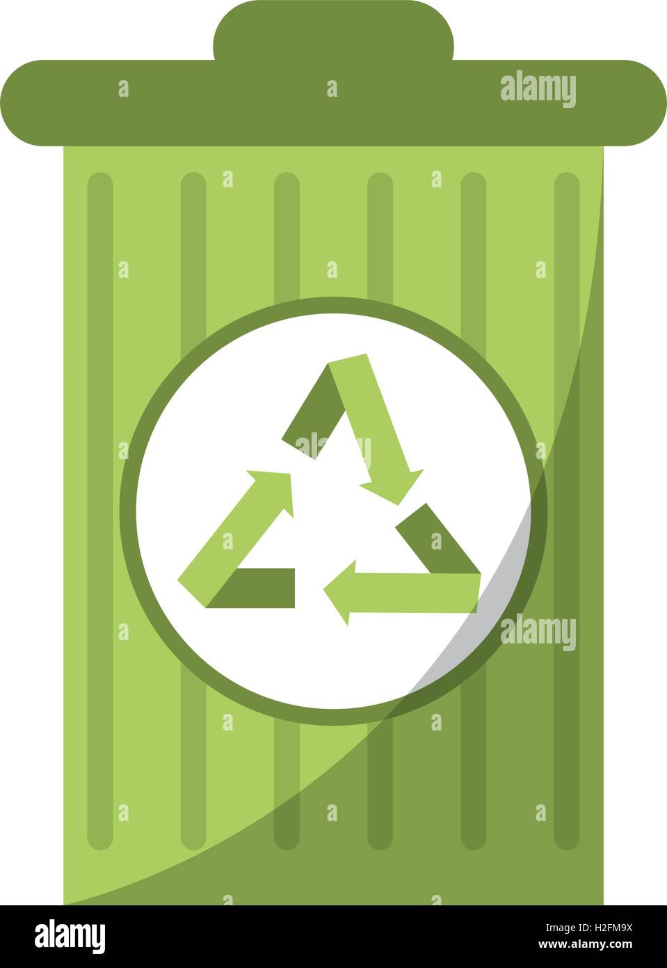 Isolated trash with recycle design Stock Vector Image & Art - Alamy