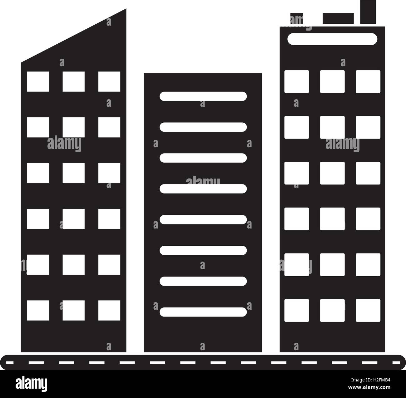 Isolated building with windows design Stock Vector Image & Art - Alamy