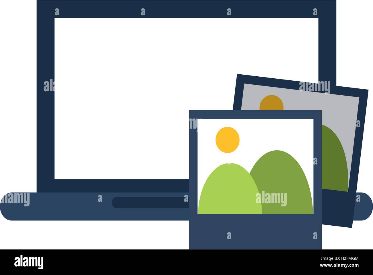 Screen computer photos Stock Vector Images - Alamy