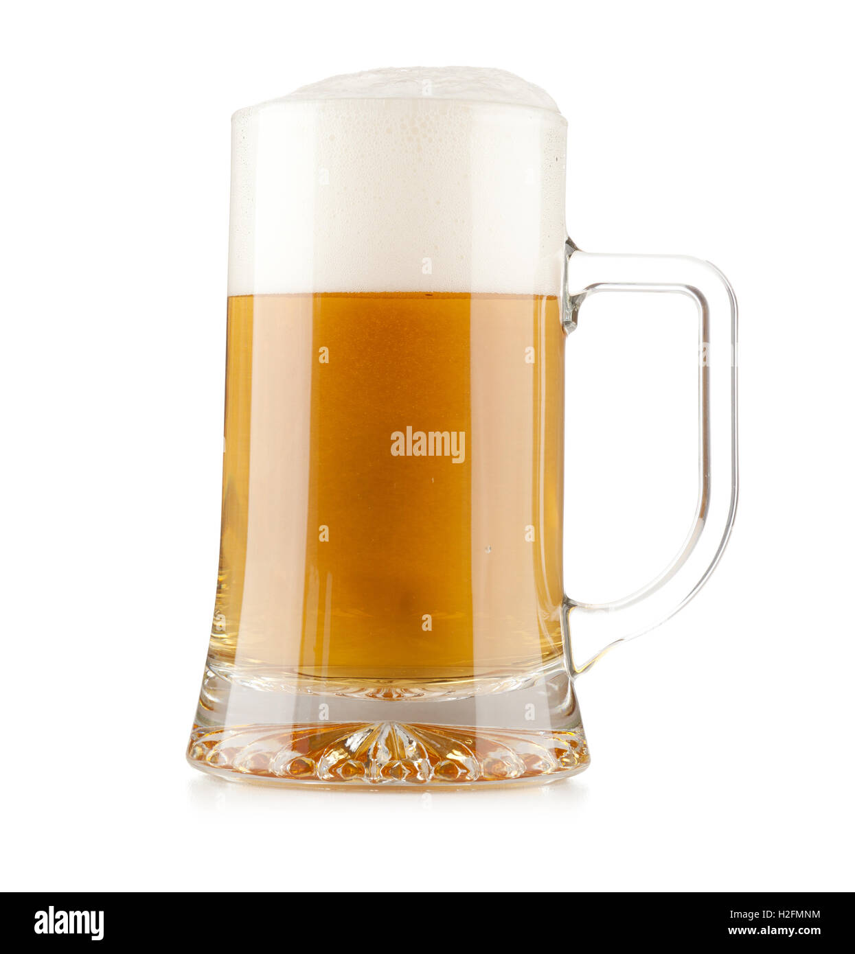 Mug beer froth isolated Cut Out Stock Images & Pictures - Alamy