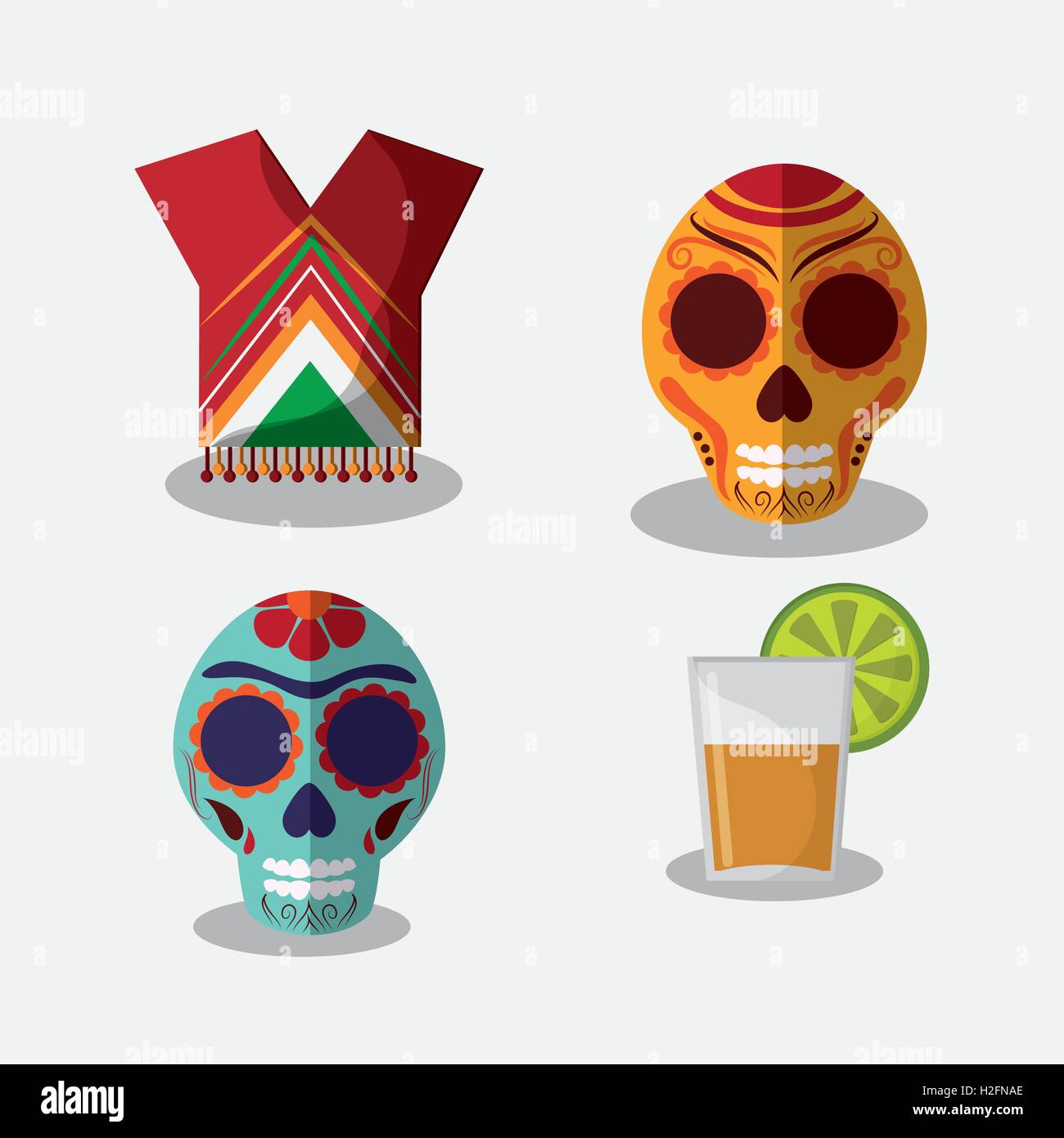 mexican culture related icons image Stock Vector Image & Art - Alamy