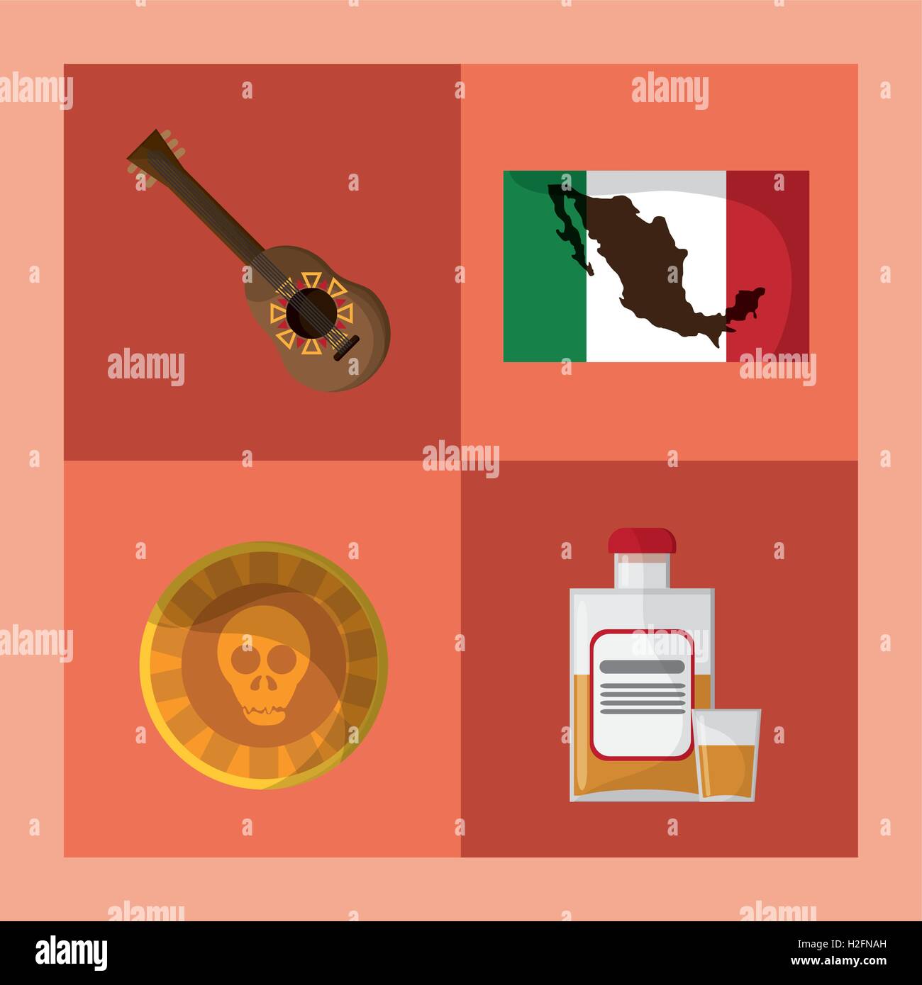 mexican culture related icons image Stock Vector Image & Art - Alamy