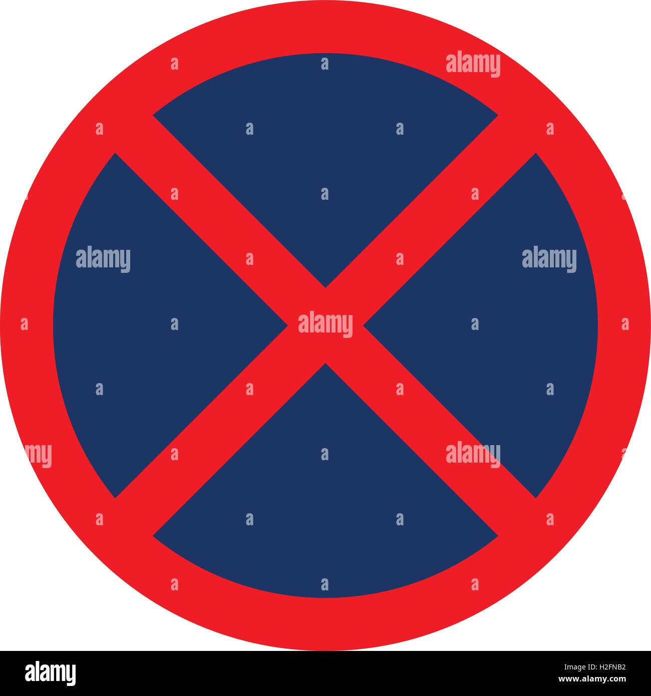 No parking or stopping, traffic sign, vector illustration Stock Vector ...