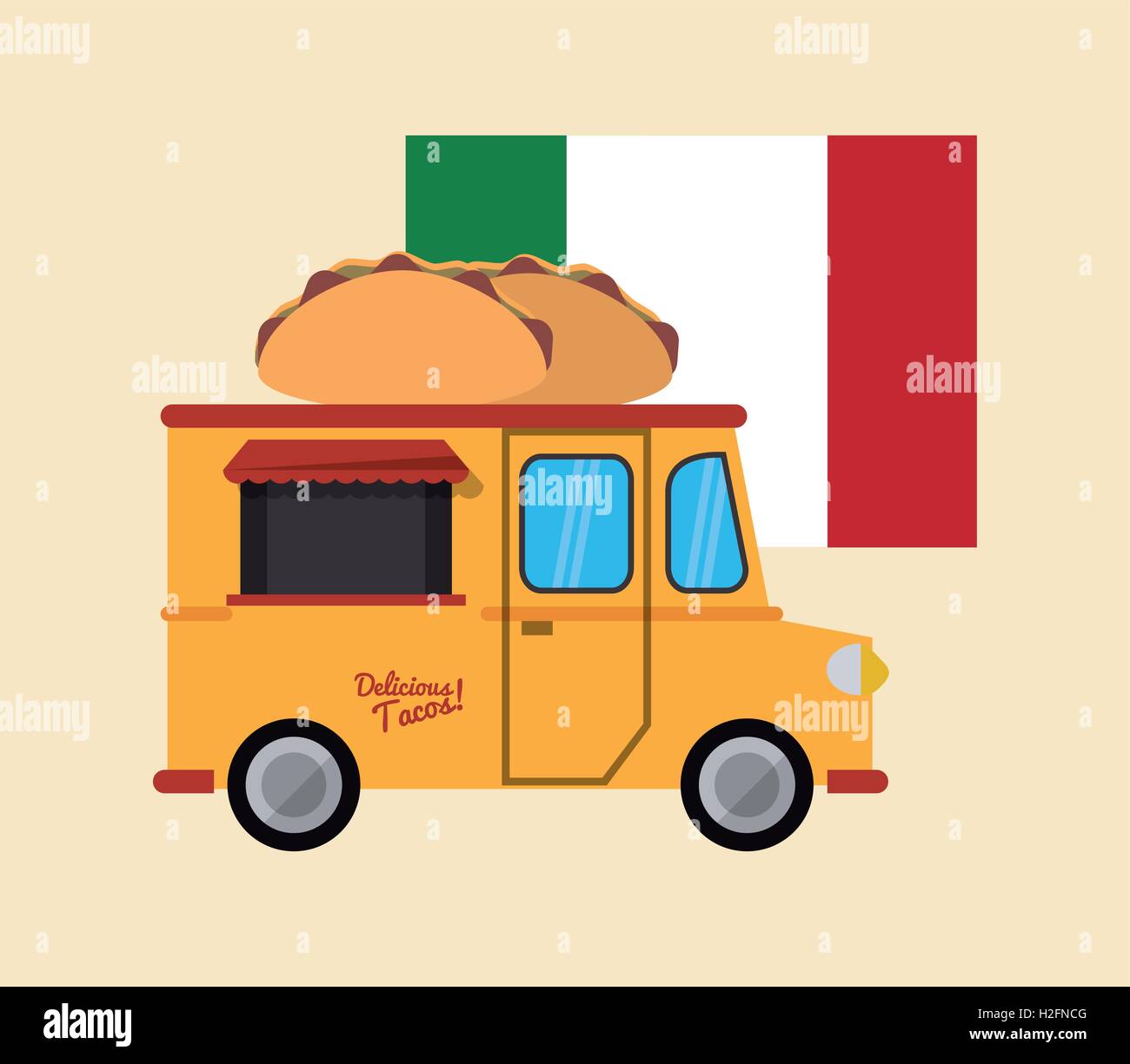 Traditional mexican tacos maracas Stock Vector Images - Alamy