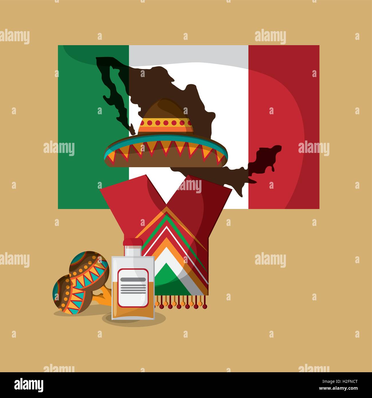 mexican culture related icons image Stock Vector Image & Art - Alamy