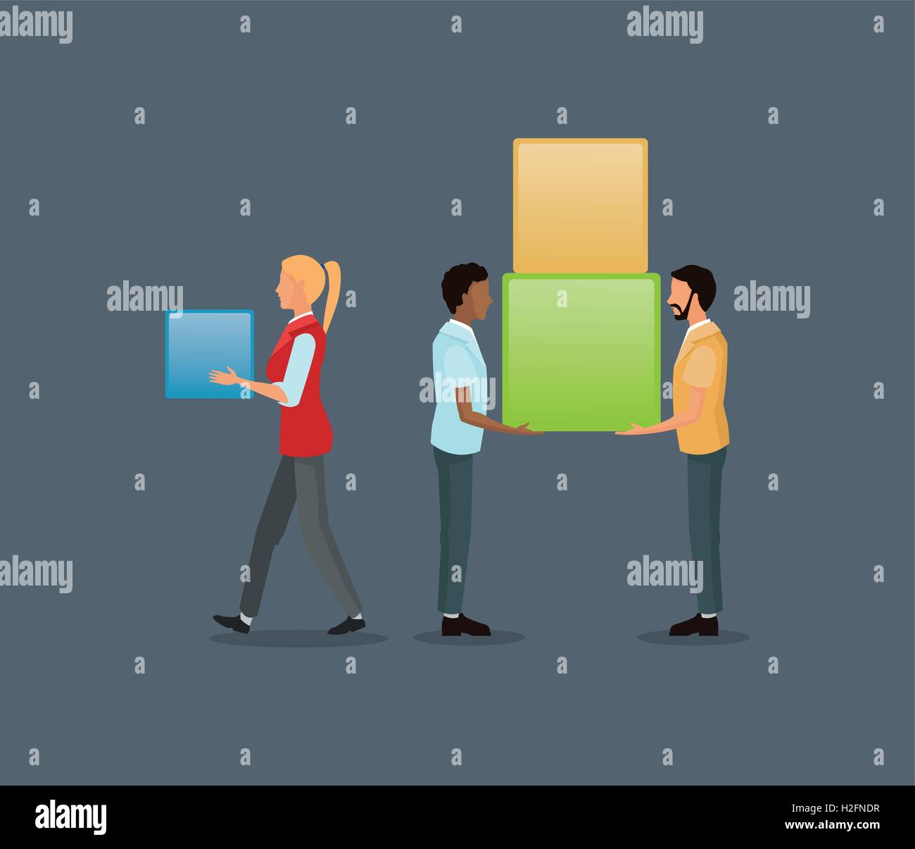 teamwork related icons image Stock Vector Image & Art - Alamy