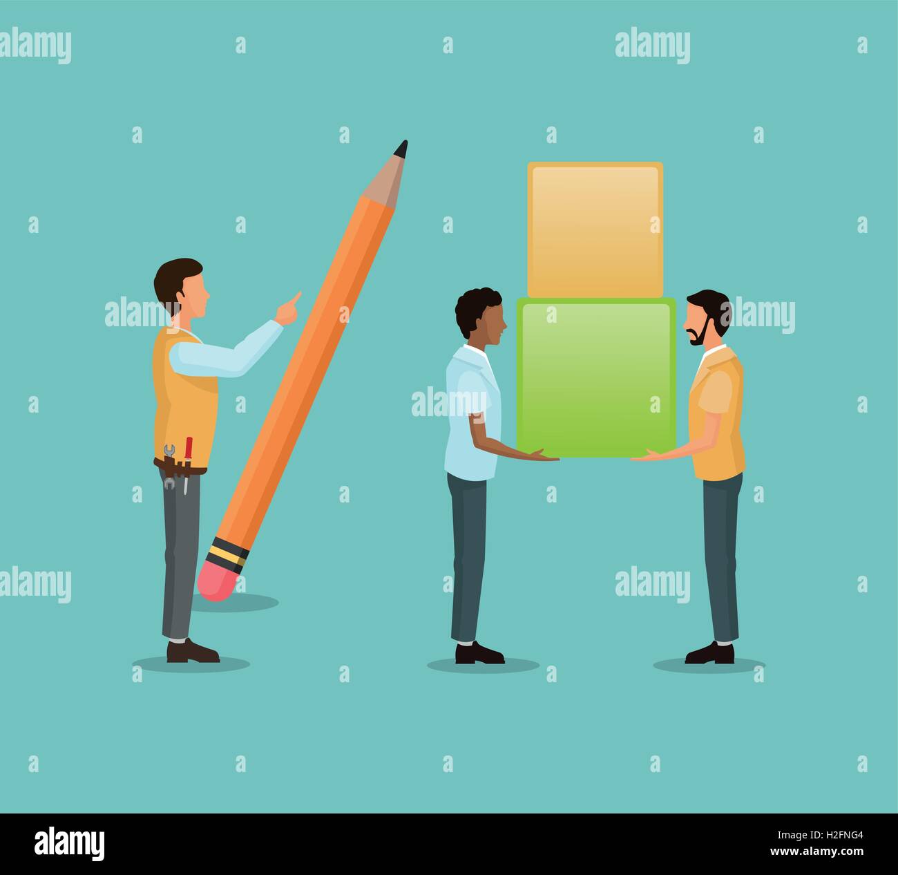 teamwork related icons image Stock Vector Image & Art - Alamy