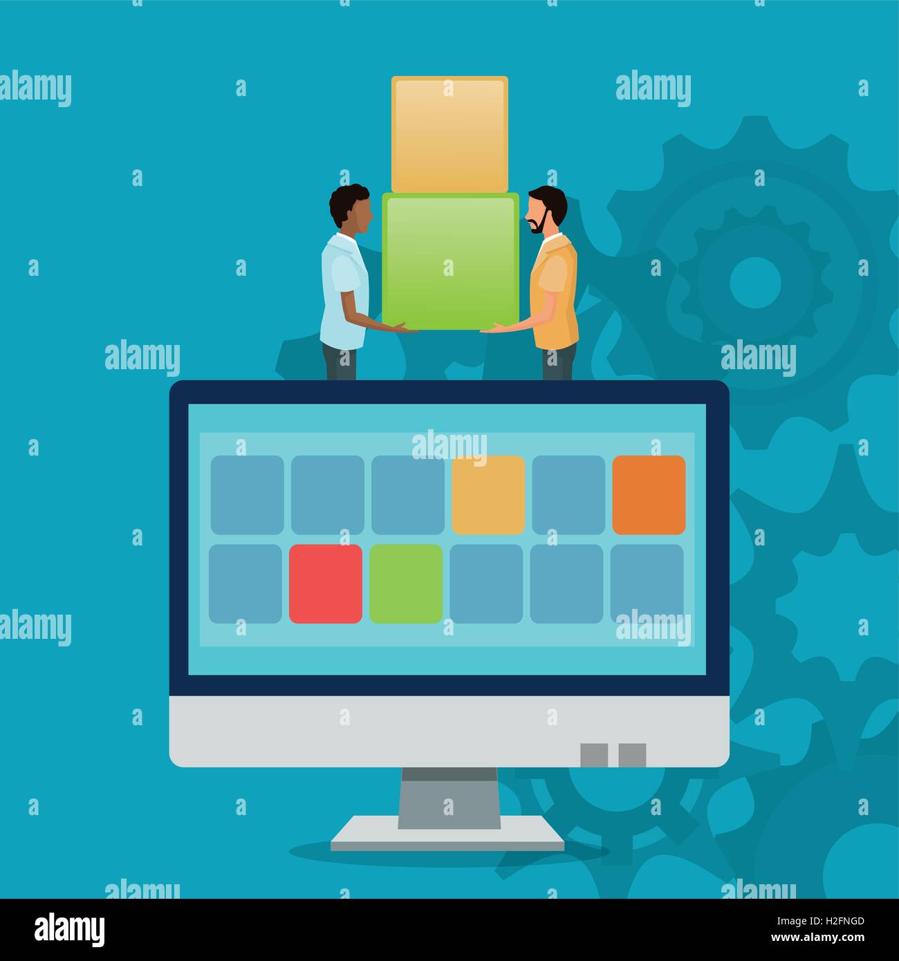teamwork related icons image Stock Vector Image & Art - Alamy
