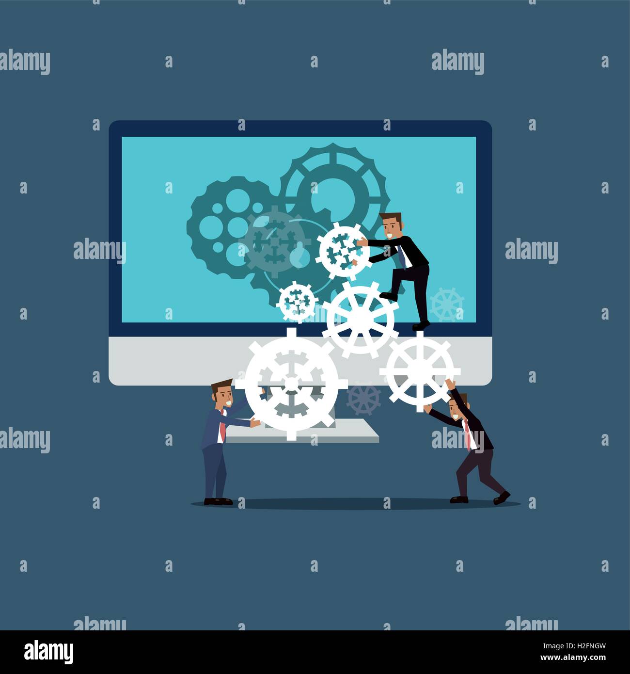 teamwork related icons image Stock Vector Image & Art - Alamy