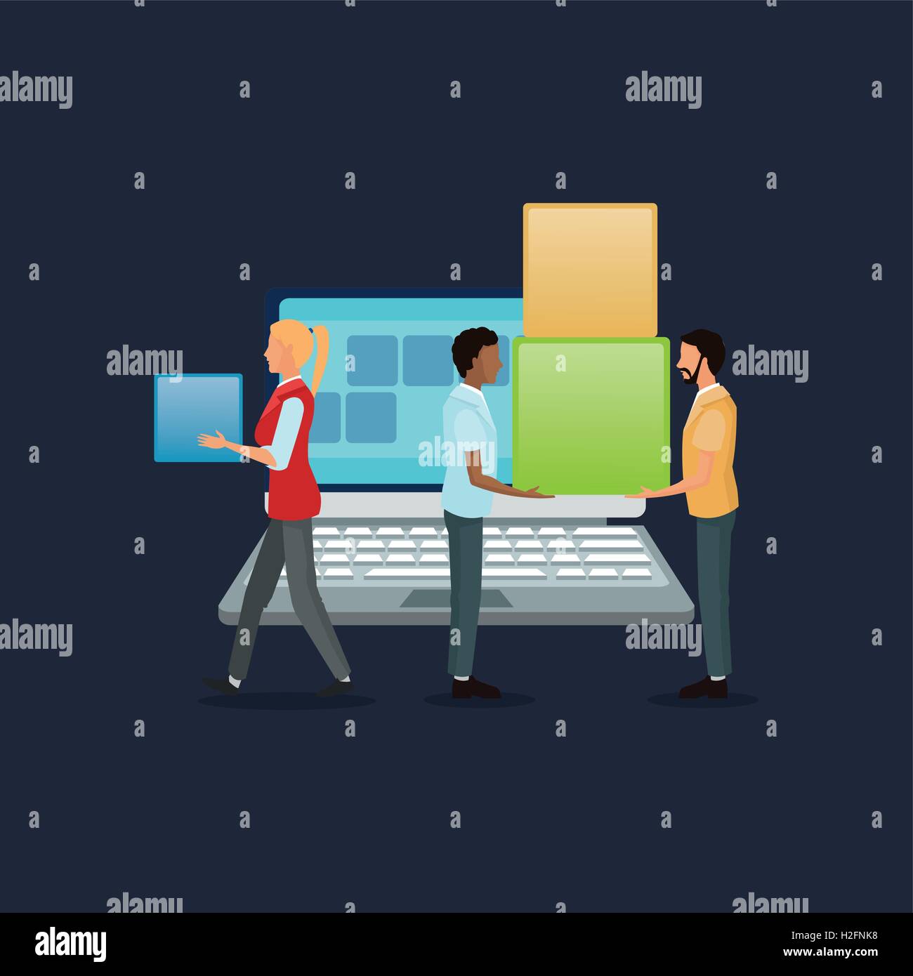 teamwork related icons image Stock Vector Image & Art - Alamy