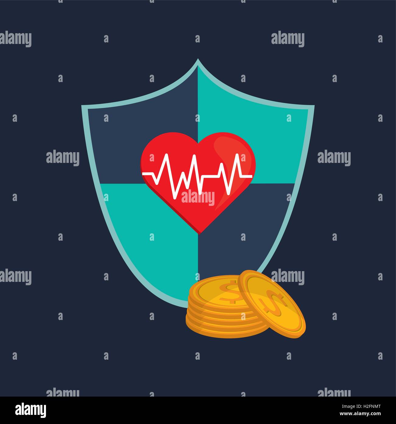 health insurance related icons image Stock Vector Image & Art - Alamy