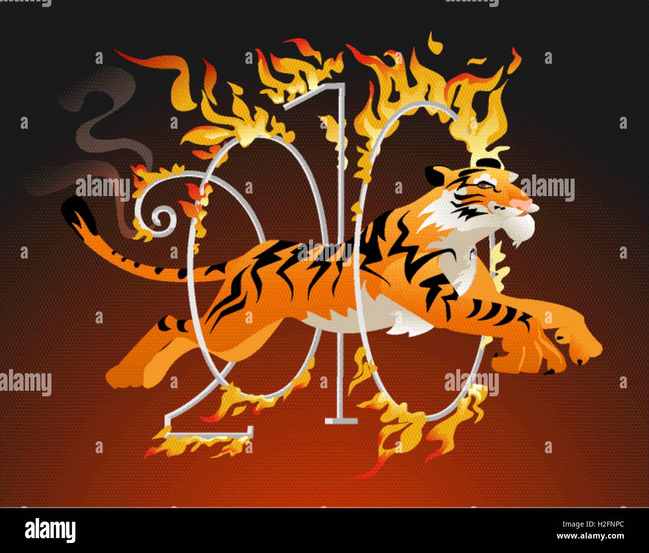 Ring flame fire in Stock Vector Images - Alamy