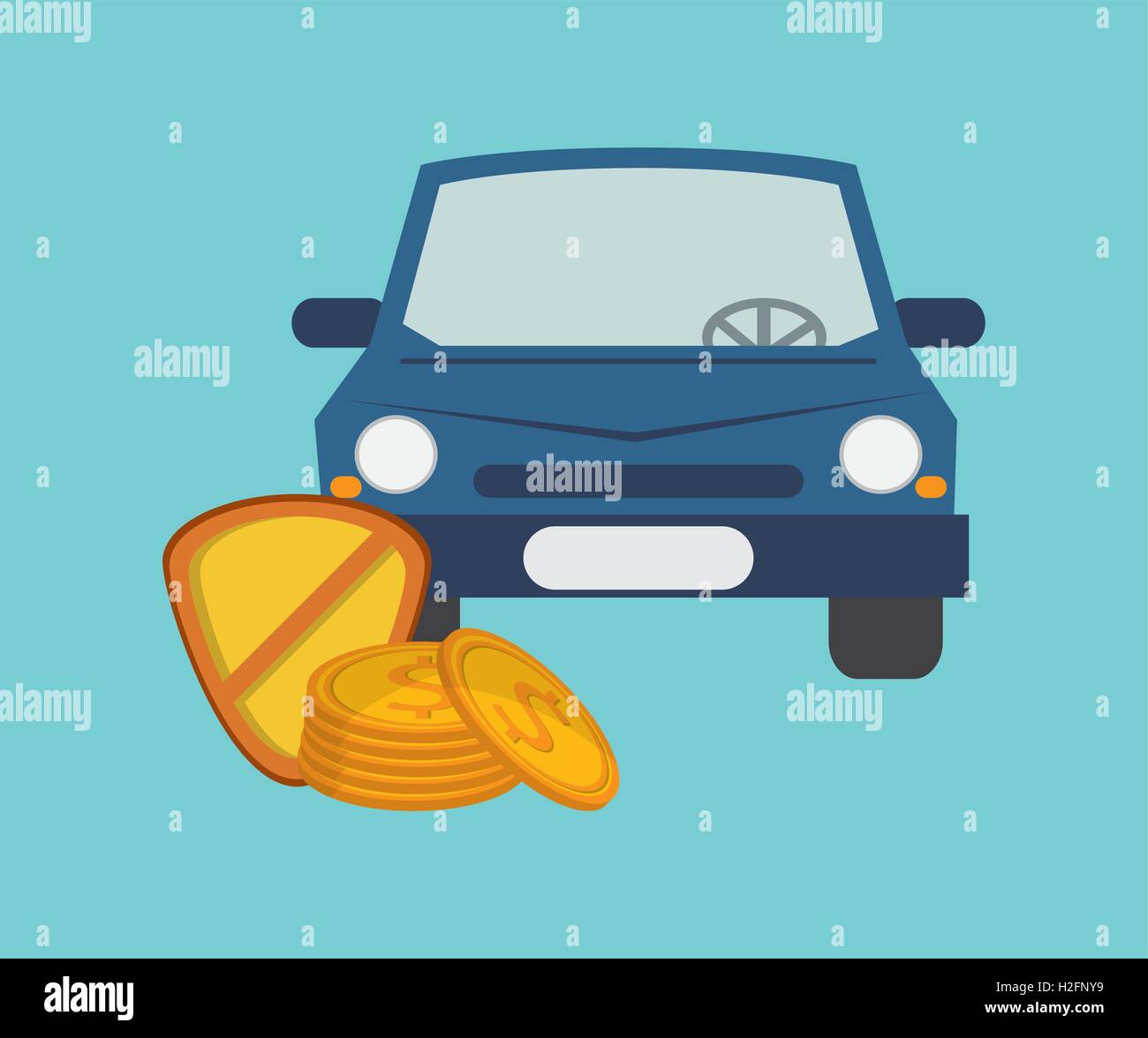 insurance services related icons image Stock Vector Image & Art - Alamy