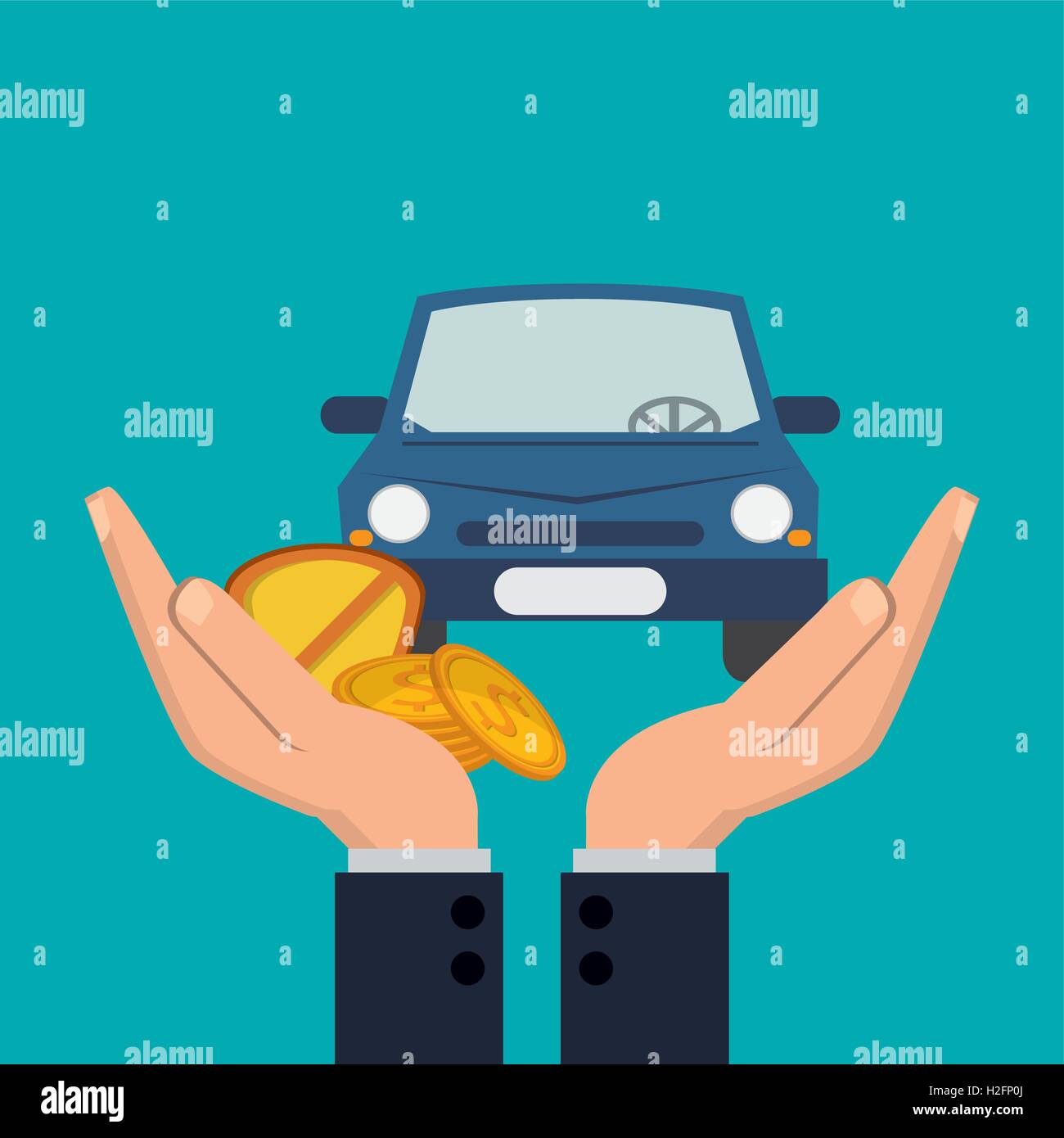 insurance services related icons image Stock Vector Image & Art - Alamy