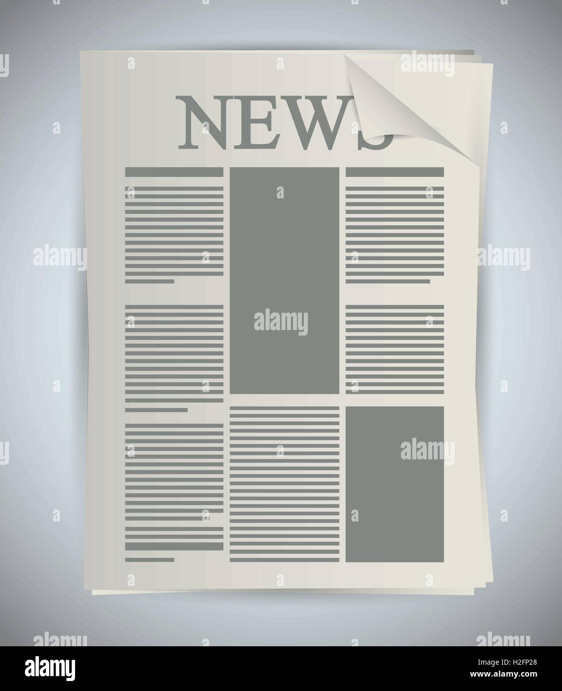 Isolated newspaper article design Stock Vector Image & Art - Alamy