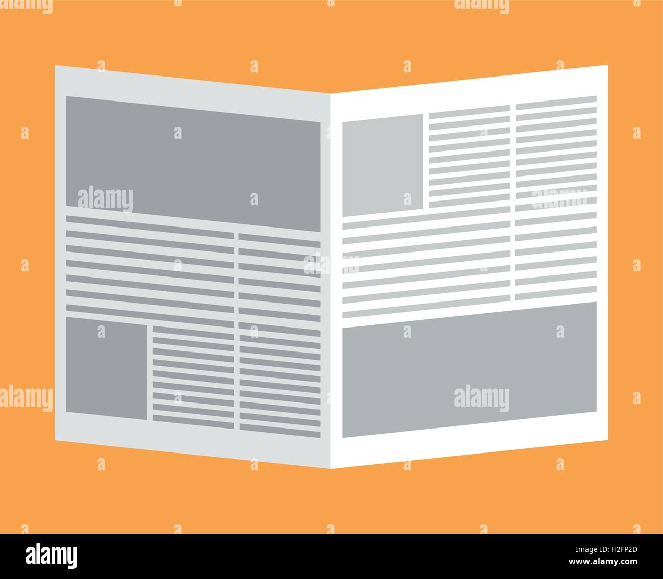 Colorful newspaper article design Stock Vector Image & Art - Alamy