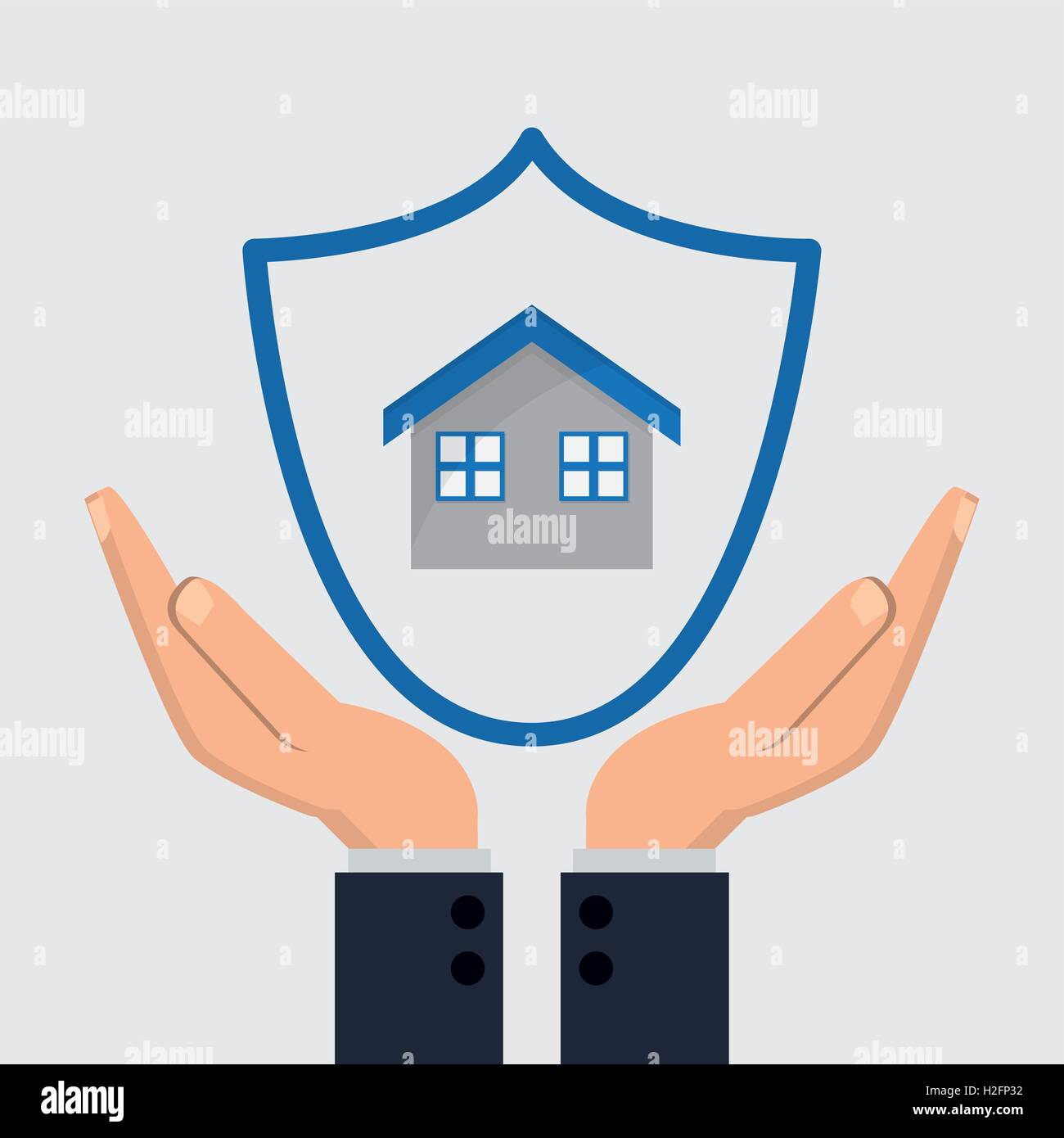 insurance services related icons image Stock Vector Image & Art - Alamy
