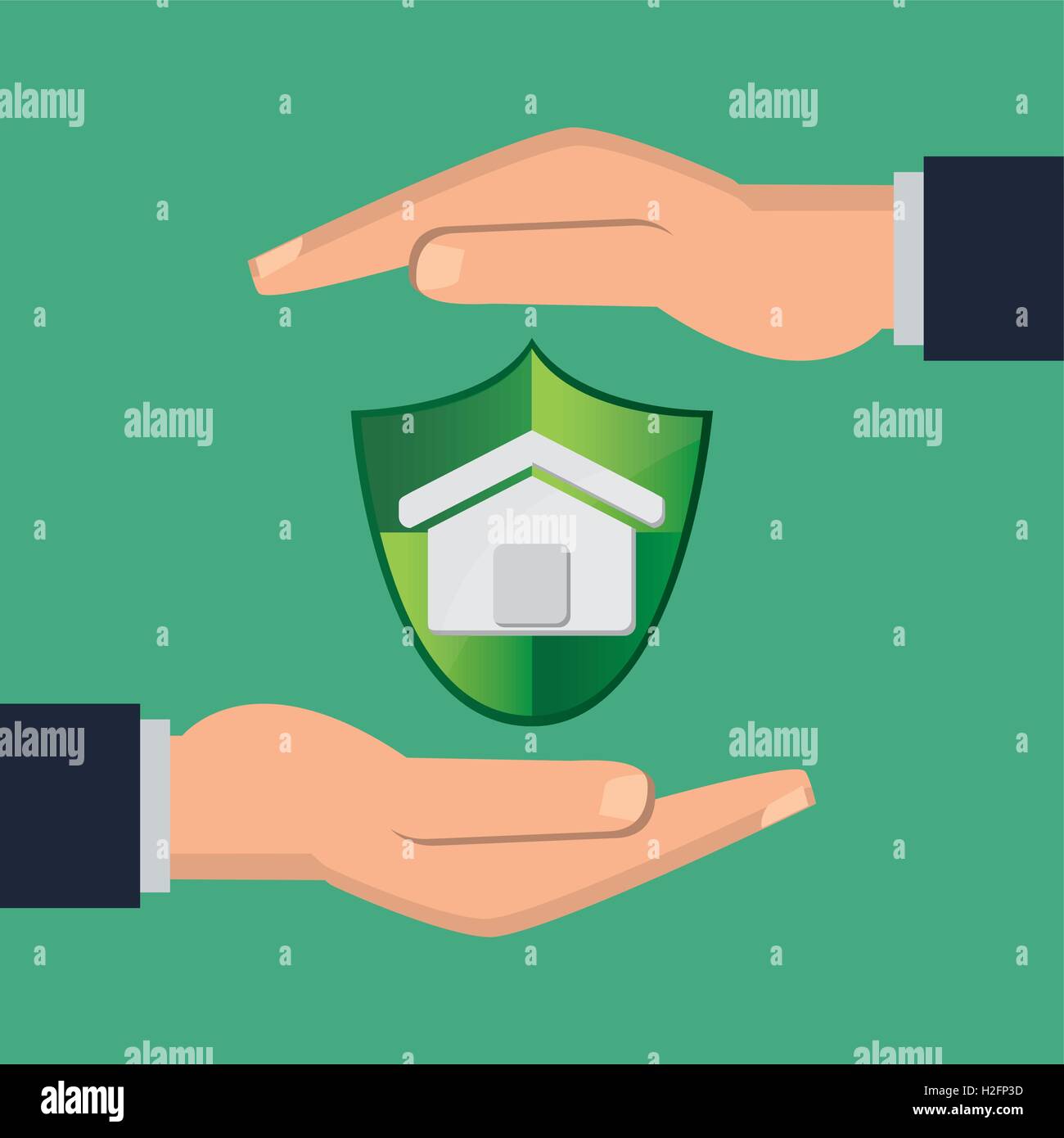 insurance services related icons image Stock Vector Image & Art - Alamy